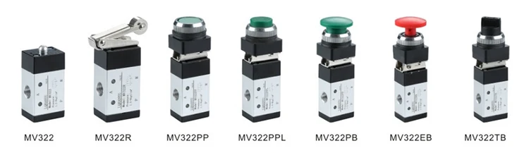 Chdlt Button Type Mv Series Air Control Valve Mv-322eb Pneumatic Mechanical Air Valve - Buy ...