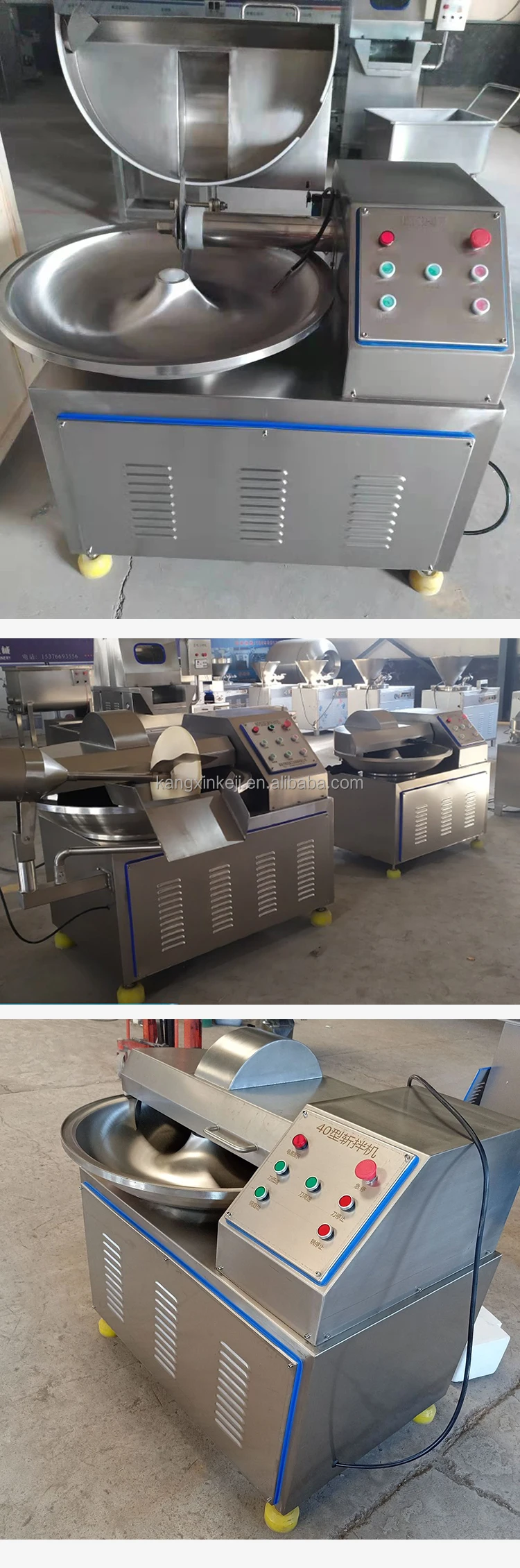 Meat Bowl Cutter Machine - 300W Buffalo Chopper for Efficient Meat ...