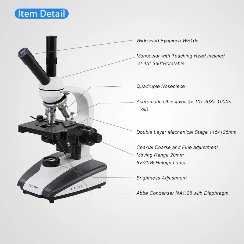 Zhanjing Xsp-136b Professional Optical Microscope Student Science ...