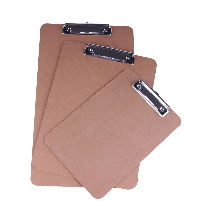Plastic Mini Clipboard Transparent Color Letter Low Profile Clip ...