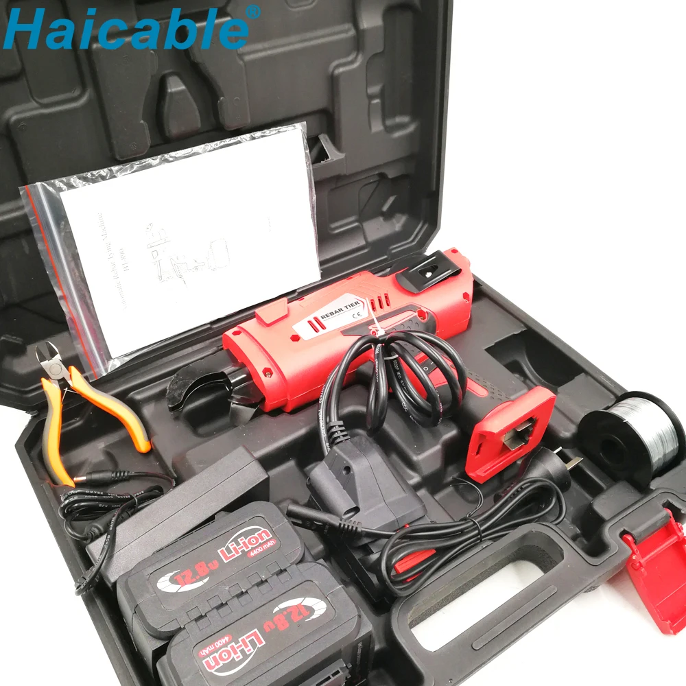 Rabar Tying Machine Wl-860 8-34mm Battery Electric Manual Rebar Tier ...