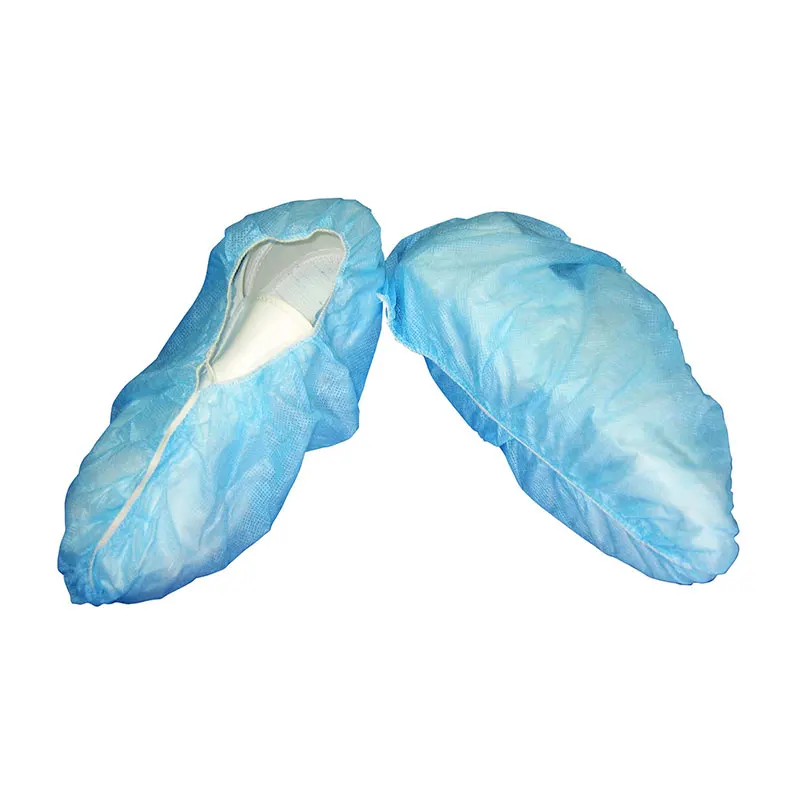 High-Grade Lab Disposable Antistatic Shoe Cover Waterproof Short Blue ...