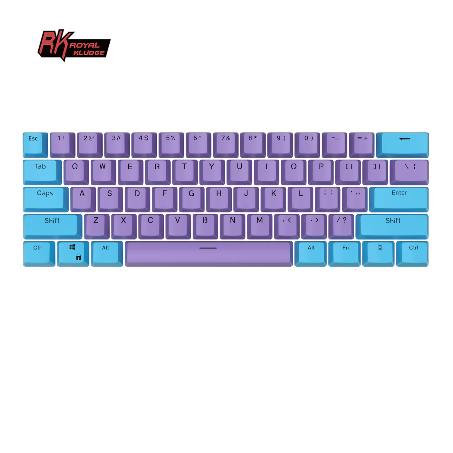 Royal Kludge Rk61 60% Gmk Keycaps Mechanical Keyboard Keycaps Oem Pbt ...