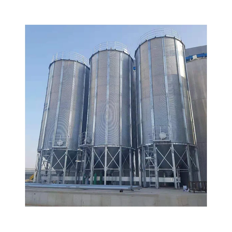 Alibaba.com: 1000T 500T Maize Wheat Silo with Hopper Bottom for Grain ...