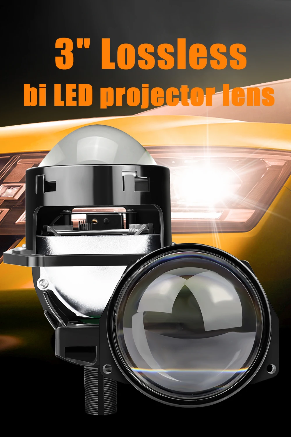 AKE A99 130W Bi LED Projector - High Brightness & Efficiency