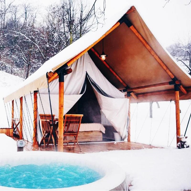 Luxury Resort Safari Glamping Tent Villa for Sale - Waterproof & Fire ...