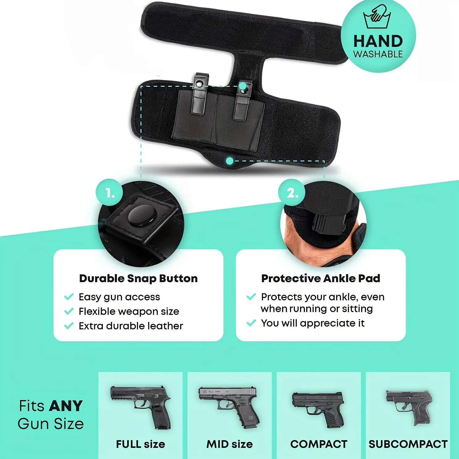 Tactical Neoprene Concealed Holster Concealed Spear Holster Bag Leg ...