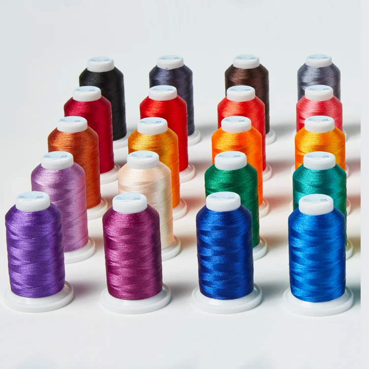 Brother 40 Colors 40 Weight Polyester Embroidery Thread Kit