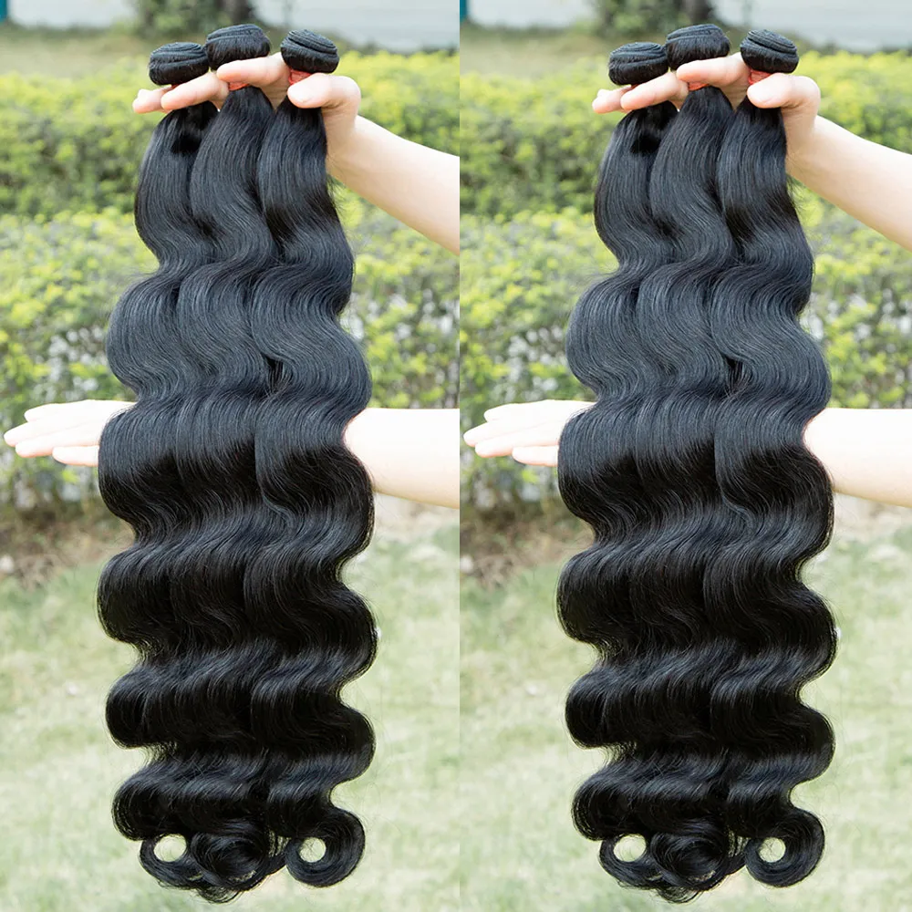 Human Hair Bundles Band Cheap 100 Raw Indian Brazilian Virgin Bodywave ...
