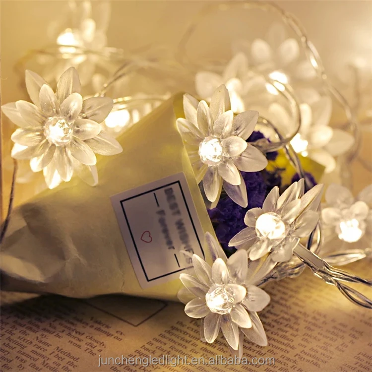 Battery Indoor Room Lotus Flower String Light - 10000hrs