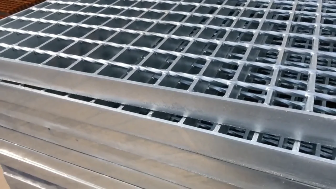 Industrial Platform Galvanized Trench Grating Drain Steel Grating Hdg ...