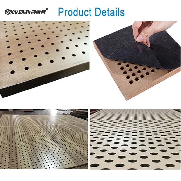 Alibaba.com: GoodSound Wood Perforated MDF Acoustic Panels for Concert ...