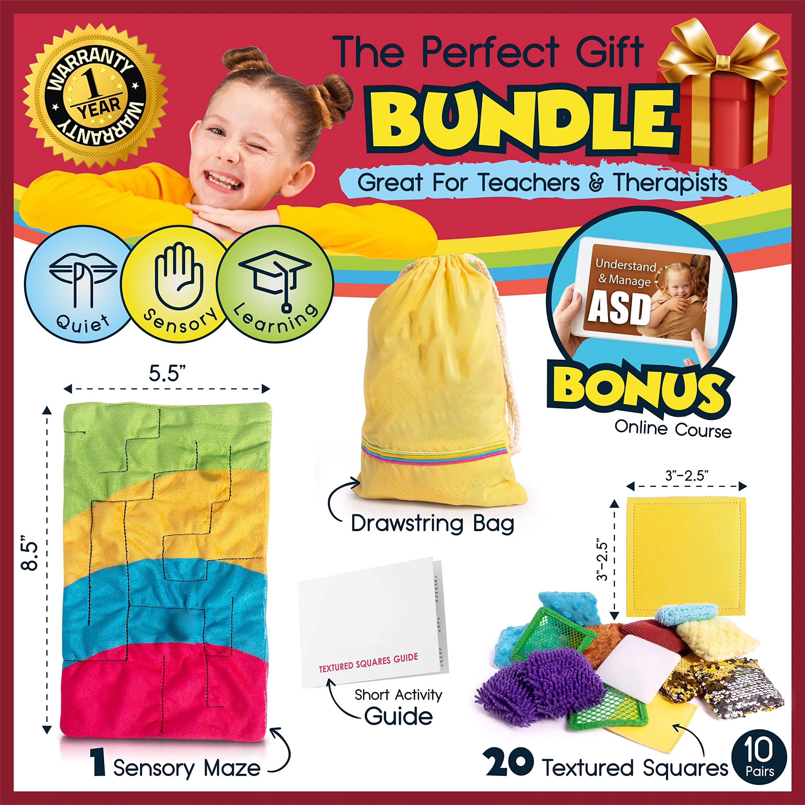 Autism Sensory Therapy Products - Anti Stress Mat Kit