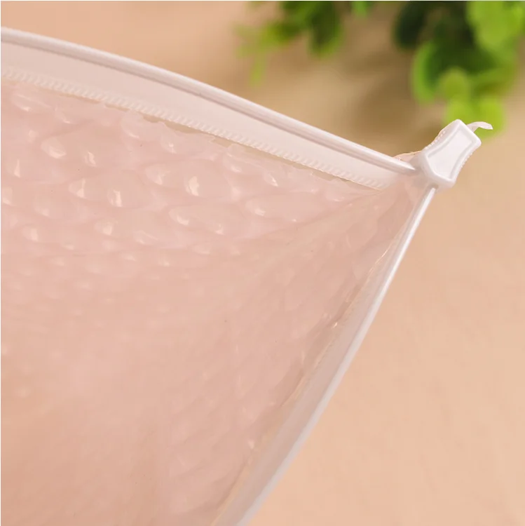 2021 New Design Composite Film Ziplock Bubble Bag for Cosmetics