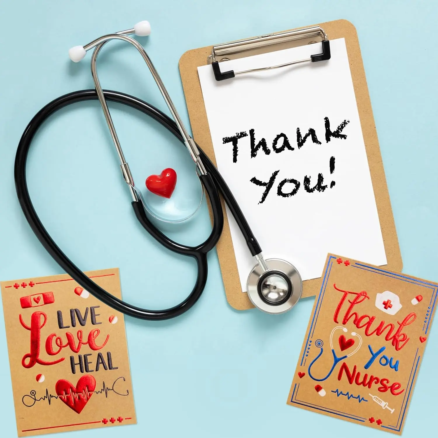 Nurse Appreciation Thank You Cards With Envelopes And Stickers For ...