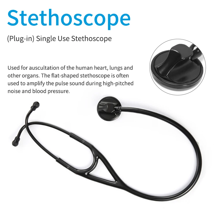 High Quality Stethoscope - Dual PVC Tubing & Stainless Steel