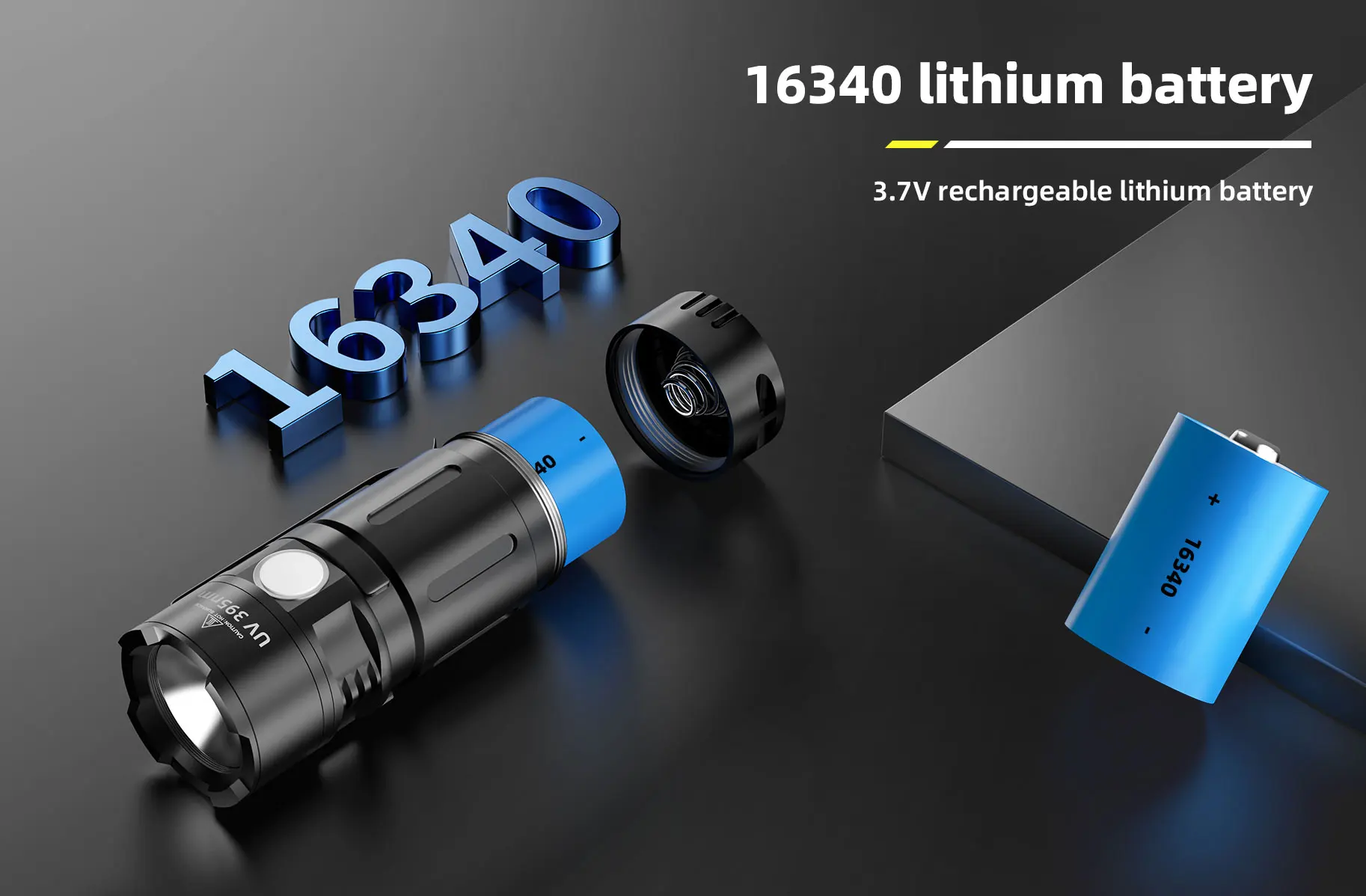 Stainless Steel Mini Flashlight LED 395 Flashlight Ultra Violet Light ...