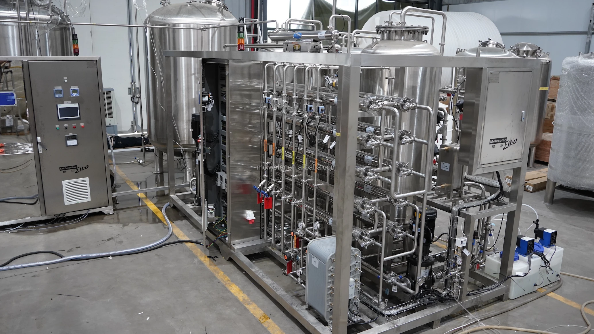 Purified Water Treatment Pw System Gmp Standard For Wfi Plants - Buy ...