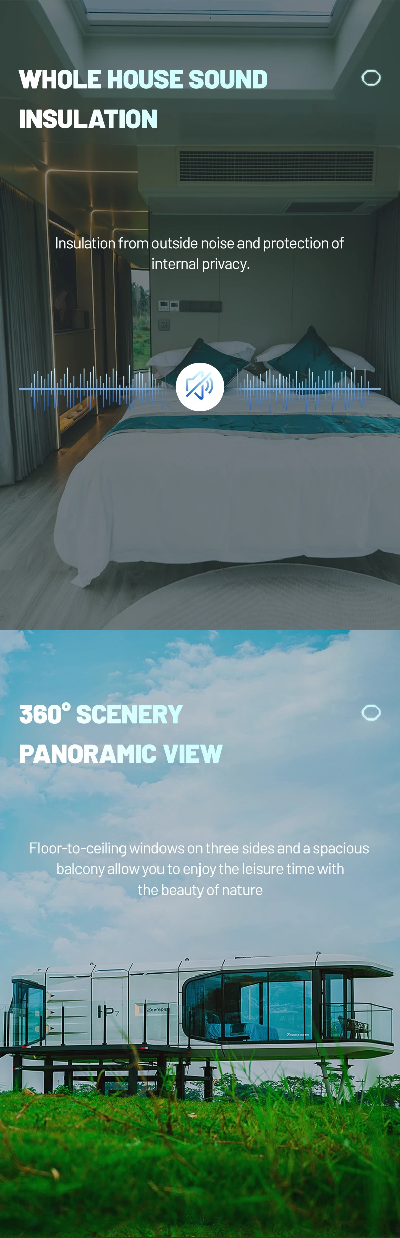 Zcamp P7 Eco-Friendly Mobile House - Modern Camping Resort