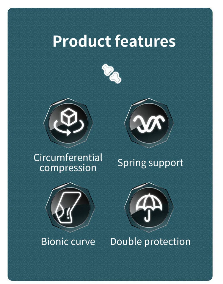 Customized Adjustable Compression Knee Support Metal Side Stabilizers ...