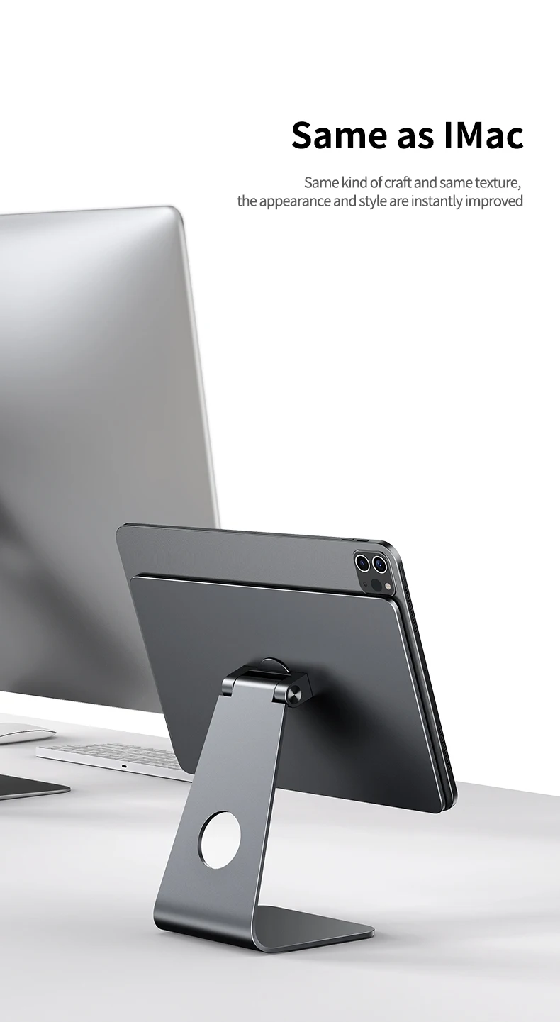 Custom Aluminum Tablet Stand Desktop Phone Tablet Magnetic Holder - Buy ...