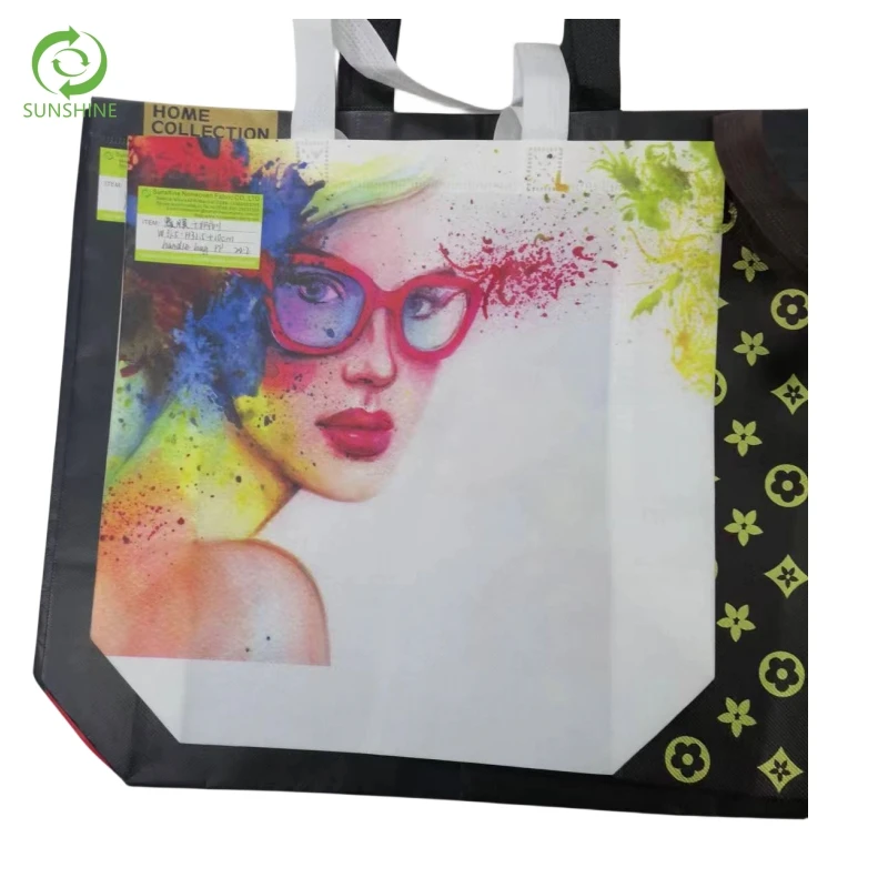 Sunshine Custom Eco Recycled Bags Grocery Promotional Laminated 100%pp ...