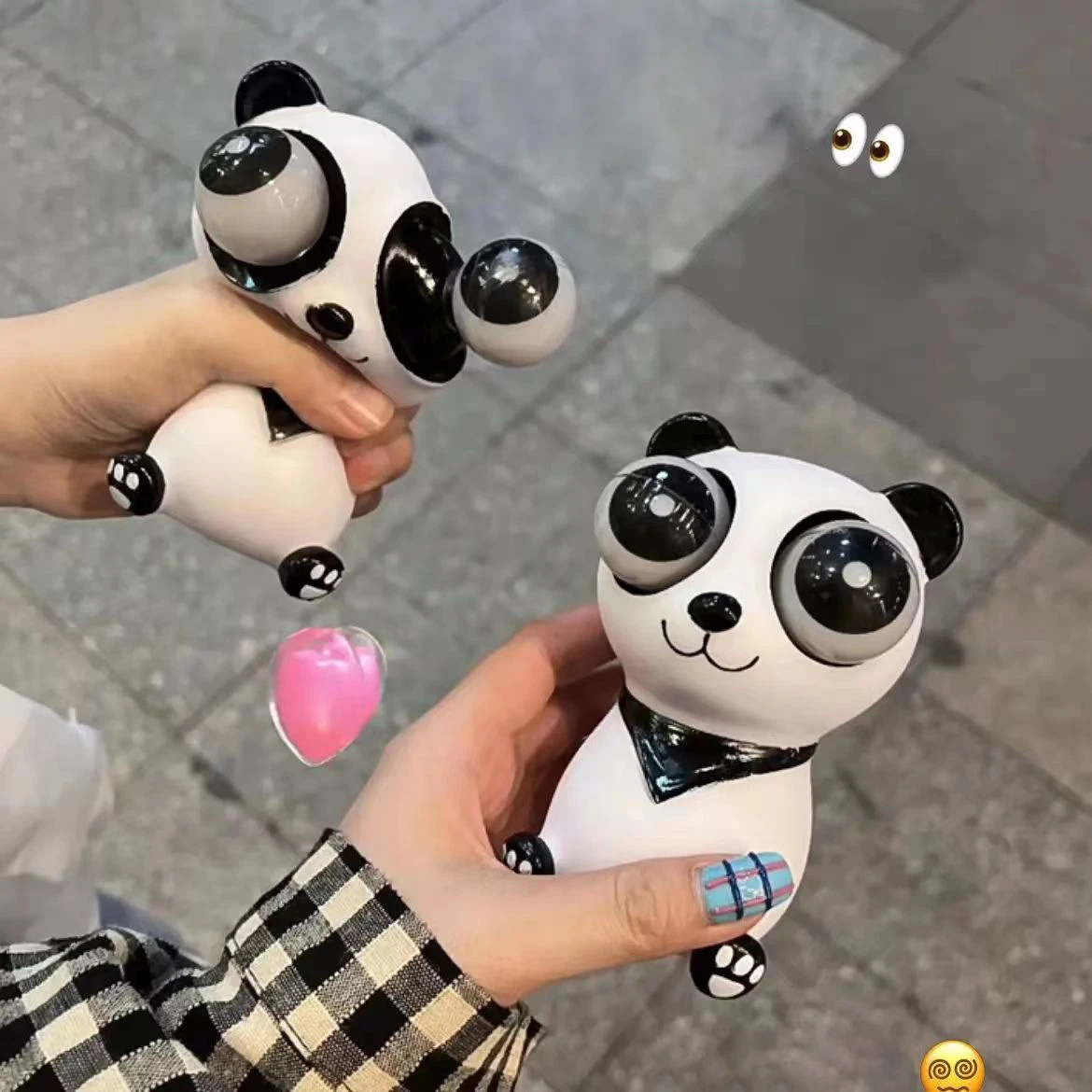 Creative New Arrival Animal Popping Eyes Toy Cute Panda Pop Eye Stress ...