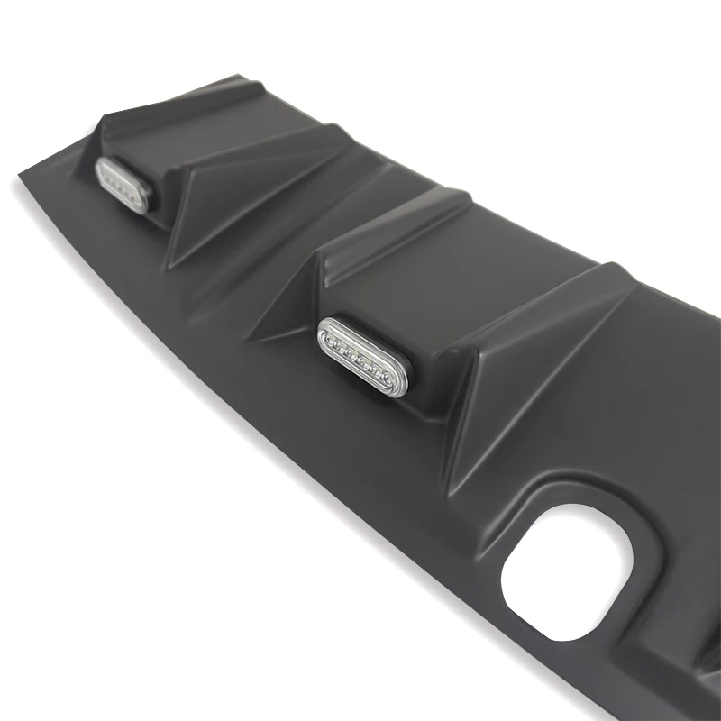 ABS Matte Black Front Top Roof Spoiler Cover for Mitsubishi Triton 2019