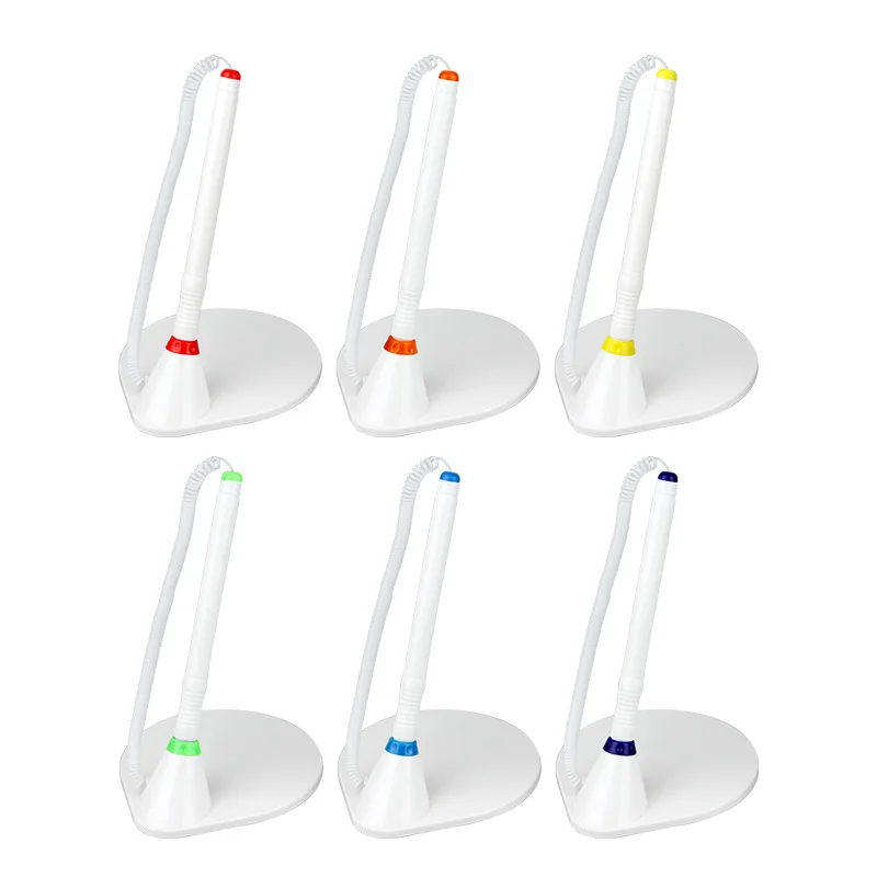 Wholesale Custom Logo Counter Table Desk Stand Ball Pen