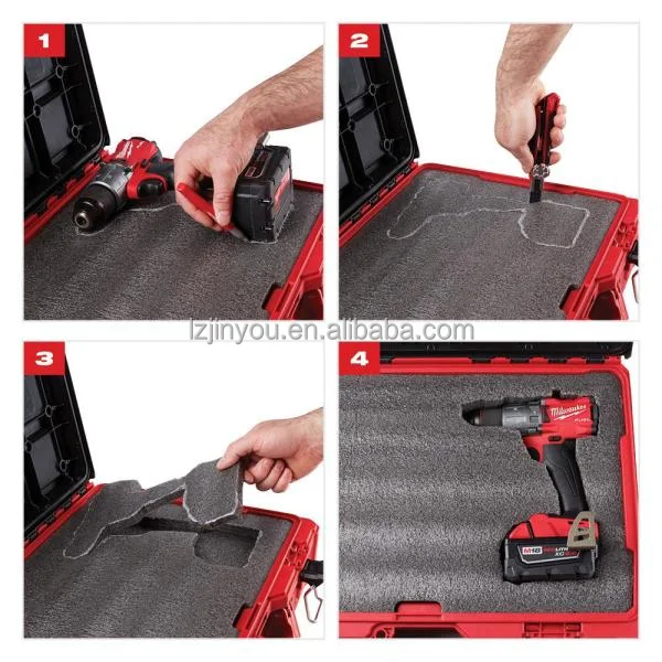Toolbox Organization Foam Milwaukee Packout Foam Insert For Modular ...