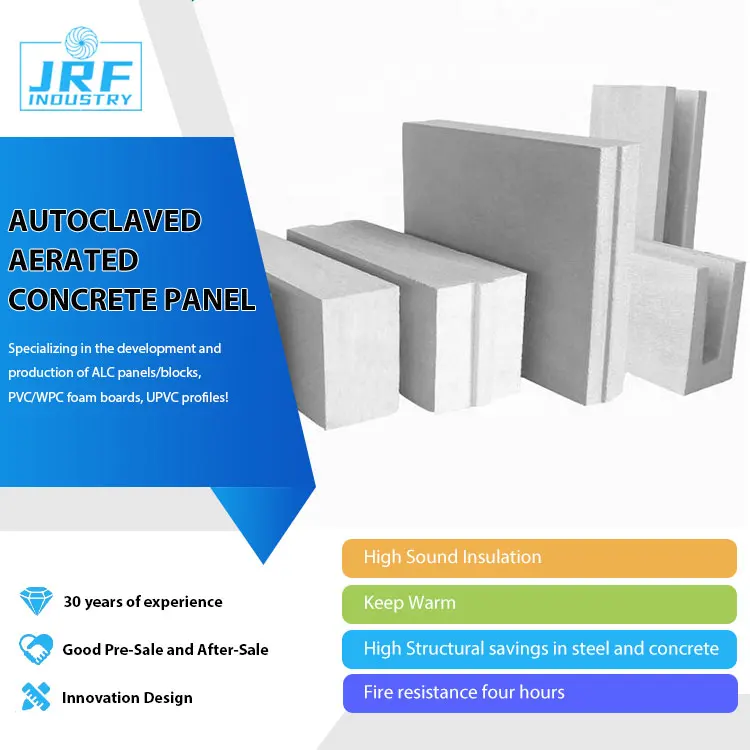 Alc Wall Panel Factory Exterior Wall Cladding and Siding Autoclaved ...