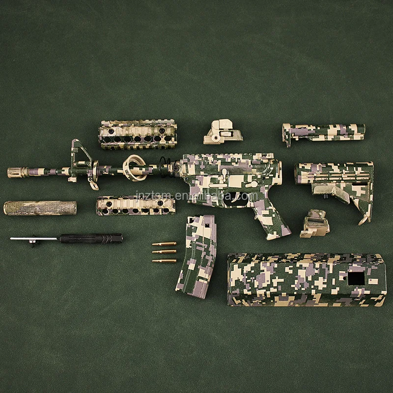 2023 Hot Sale Tiktok Miniature Ak47 Ar15 Ar18 Barrett Sig 1:3 Scale M16 ...