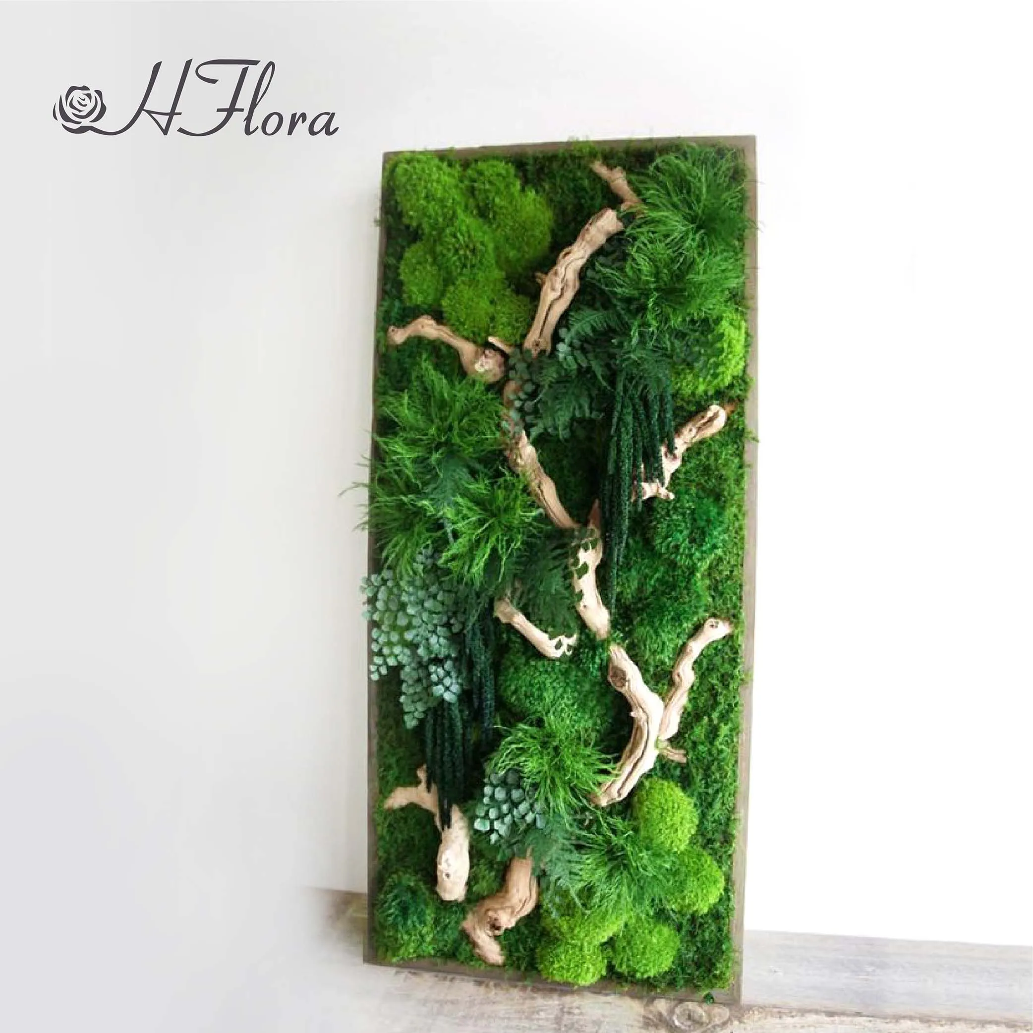 Hflora Preserved Moss Preserved Natural Decorative Moss Garden Dried ...