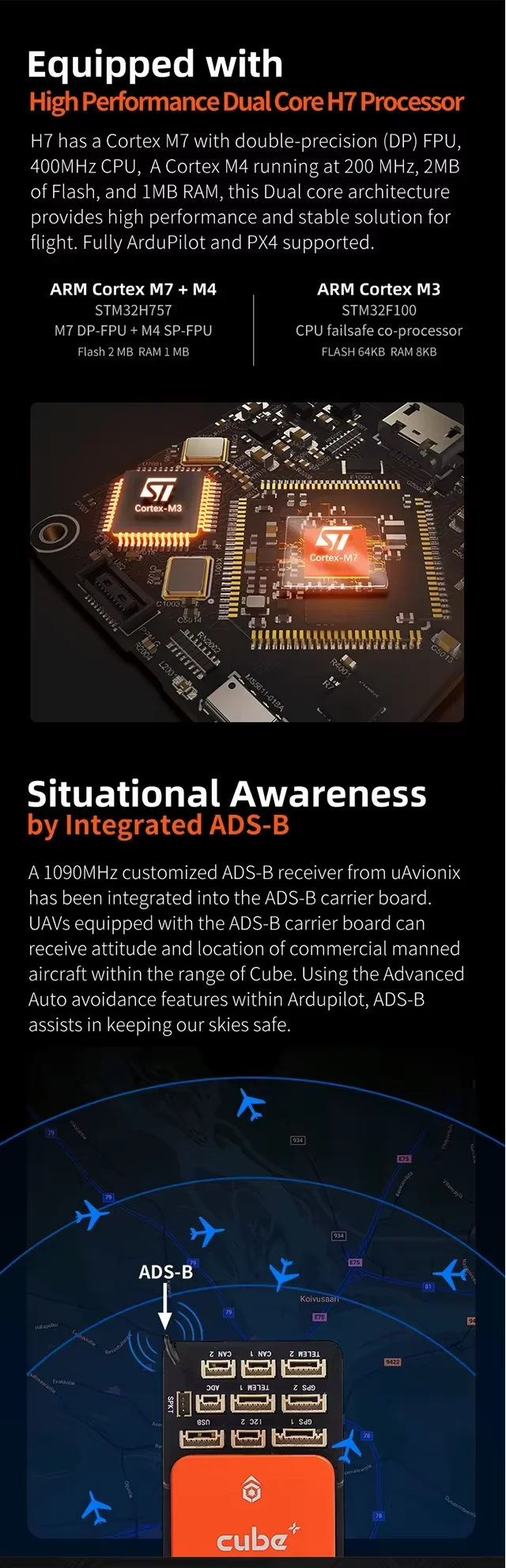 Cube Orange Flight Controller for Drones - Customizable OEM | Wholesale