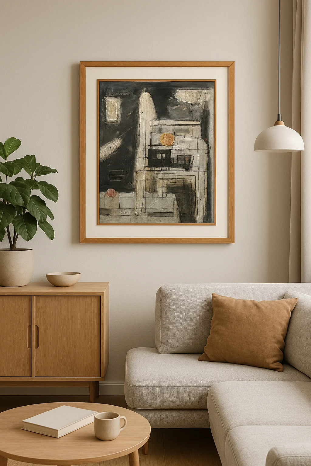 Japanese Traditional Chair Subjects Large Decorative Home Wall Painting ...