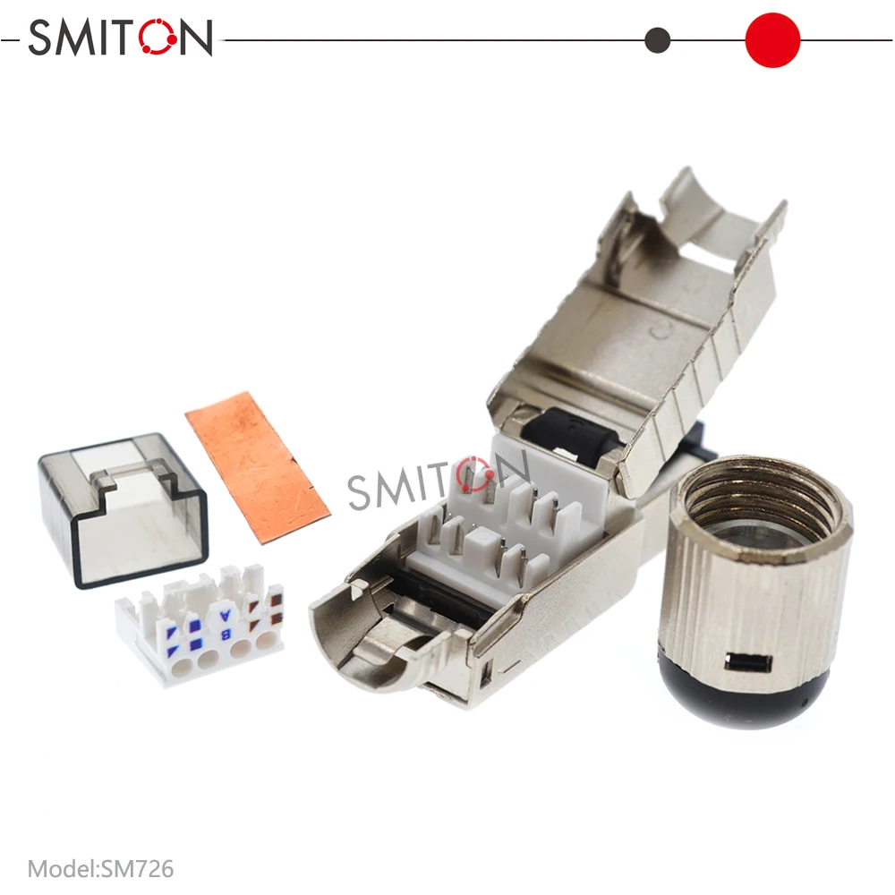 Cat7 Cat8 Toolless Field Termination Plug Shielded Rj45 Fast ...