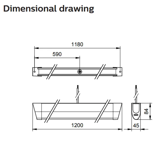 PHILIPS LED Cleanroom Greenperform CR388C - 50000hrs Lifespan