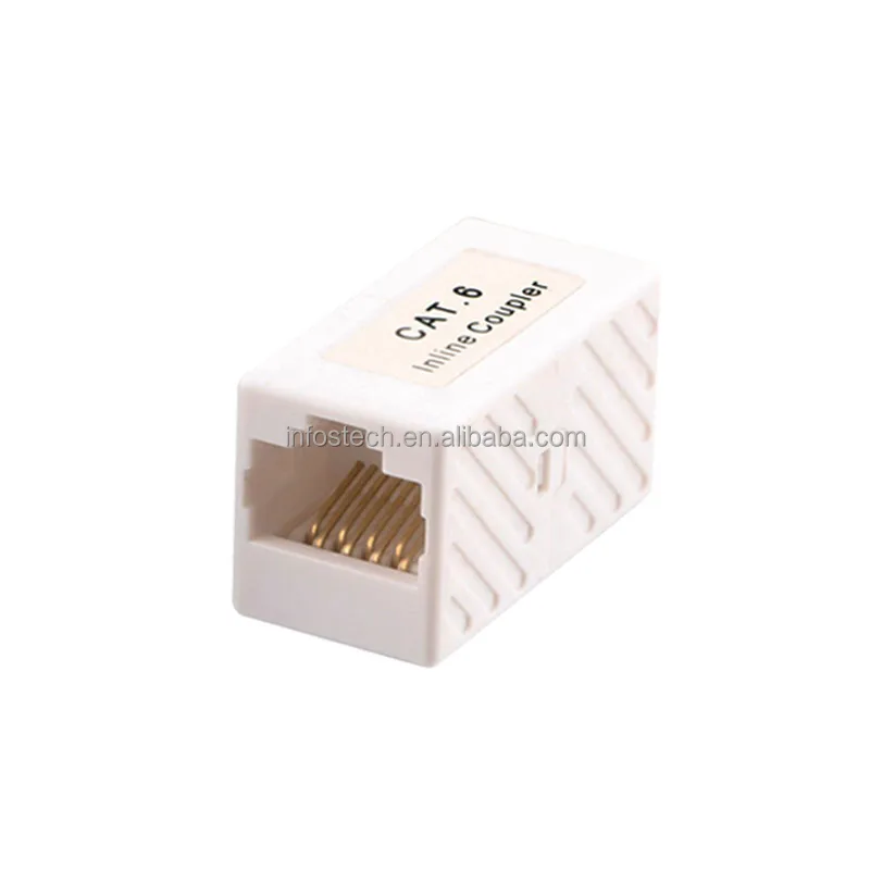 Renbao RJ45 Keystone Adaptor STP CAT5E Keystone Jack Inline Coupler ...