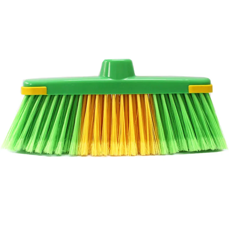 Cleaning Indoor Outdoor Plastic Broom With Wood Stick Brooms In Brooms ...