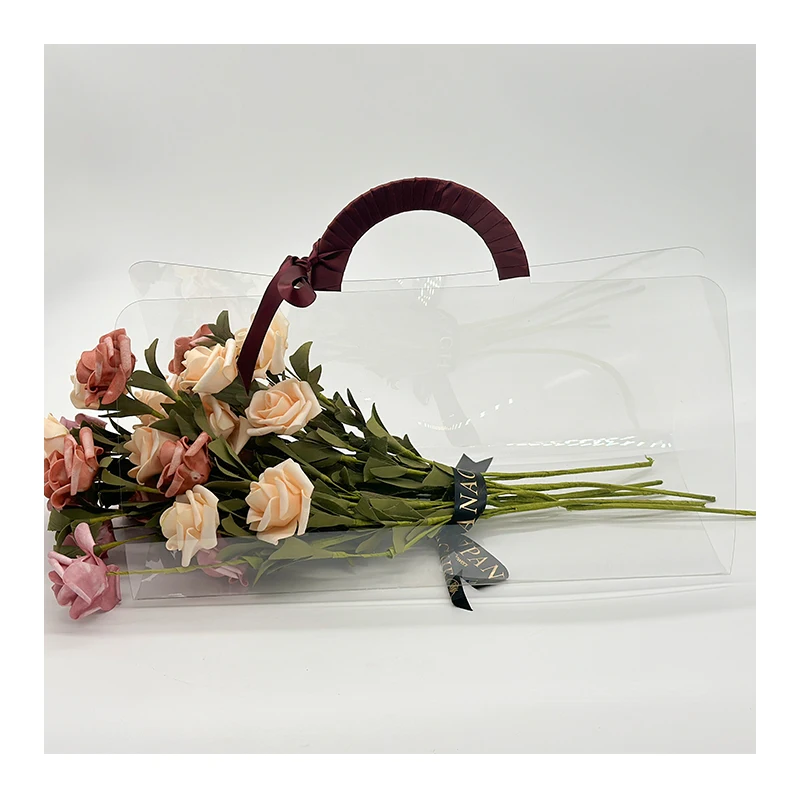 Transparent Portable Flower Bouquet Sleeves Bags For Flower Carrying In ...