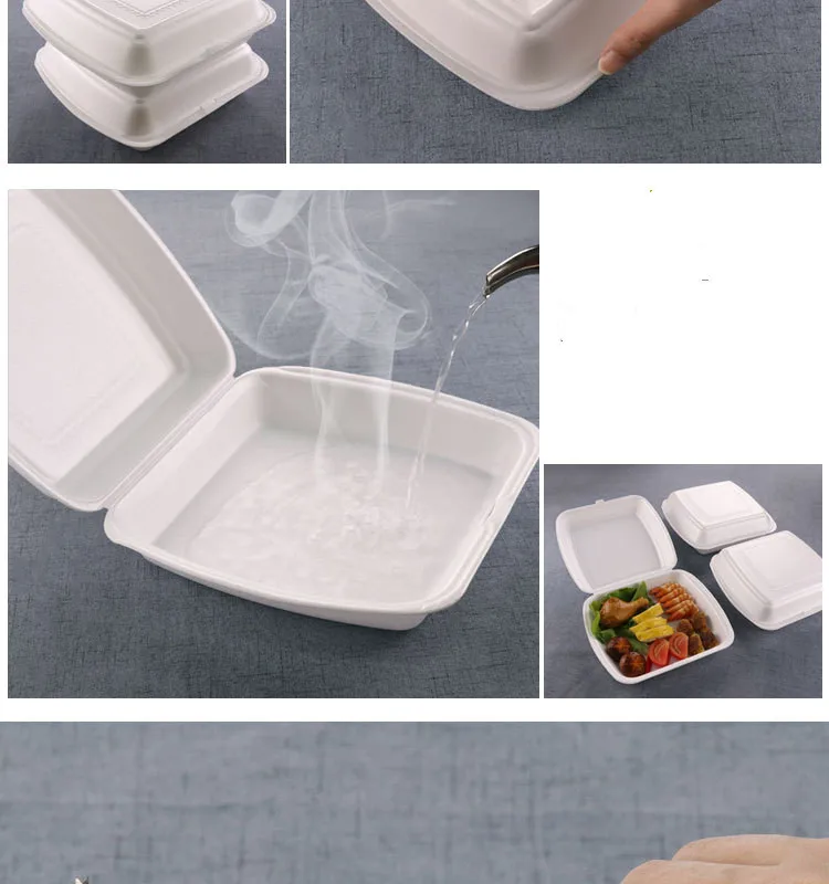 Burger Foam - Packed Lunch Styro Food Pack Alternatives