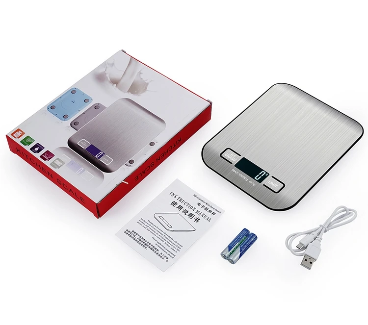 Full Custom Pink Kitchen Food Weighing Scales 10 Kg Digital Electronic ...