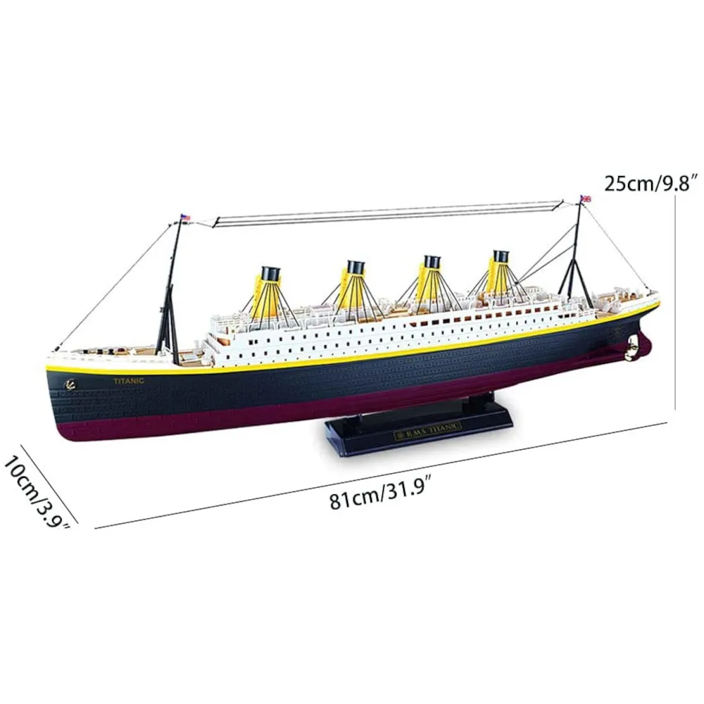 1:325 Scale Titanic RC Boat - High Simulation & Proportion