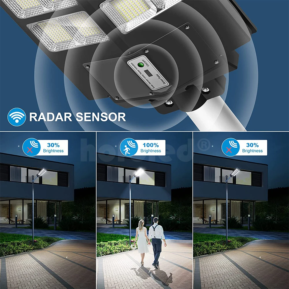 Hofoled 2000w Solar Power Ip65 Street Light High Power Led 600w 800w ...