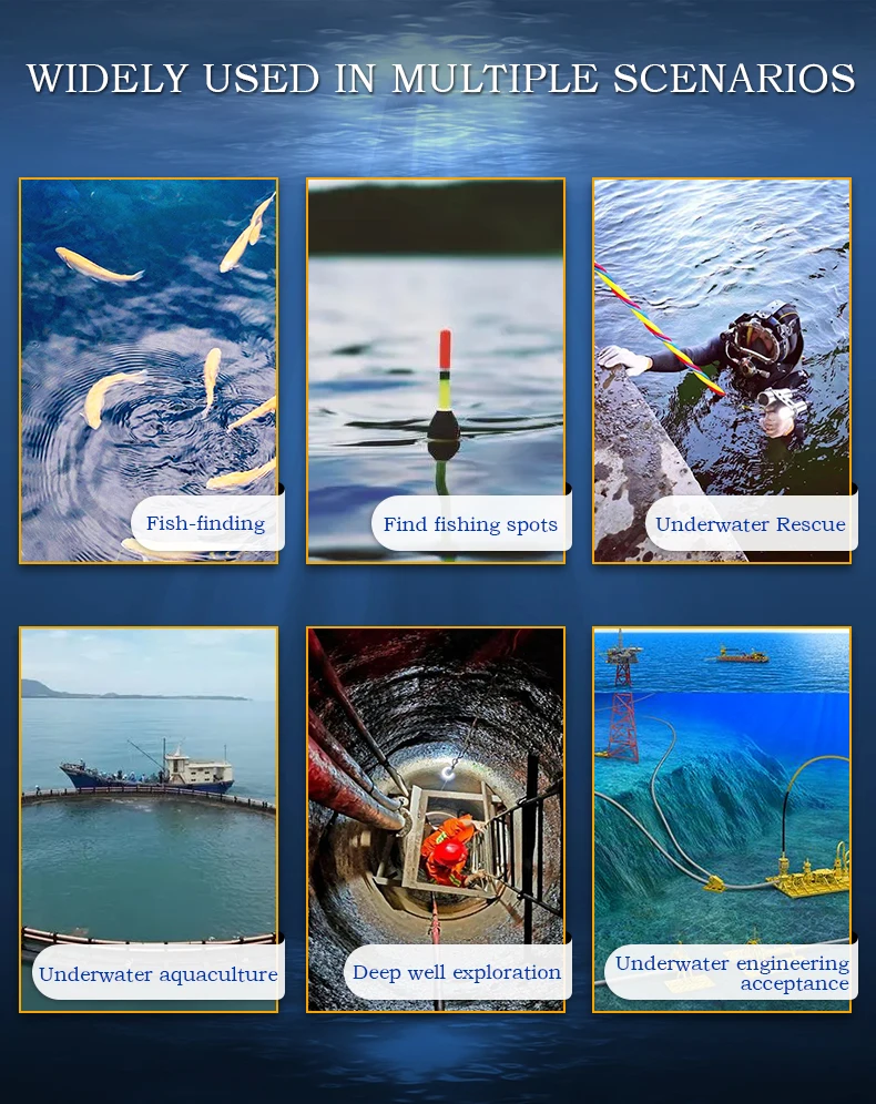 Hot New Arrival 5 Inch Visual Fish Finder 45m Underwater Video Probe ...