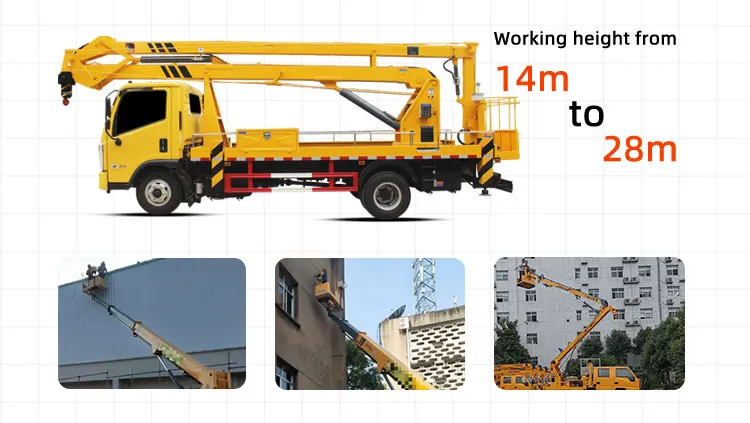 Hydraulic Telescopic Boom Lift Ladders Elevator Truck 32m 36m 45m 65m ...