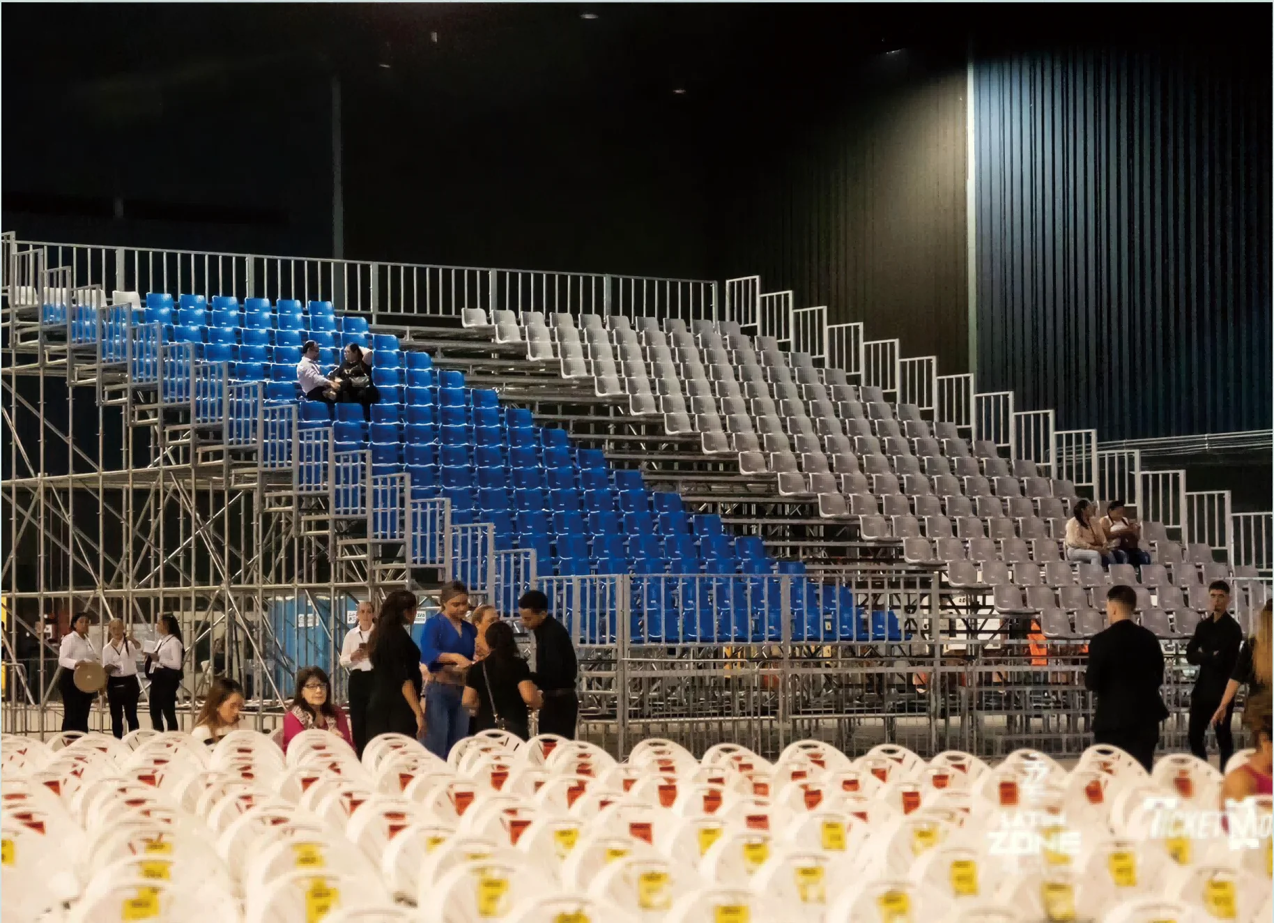 Scaffolding Grandstand Seating for Soccer - Durable & Easy to Assemble