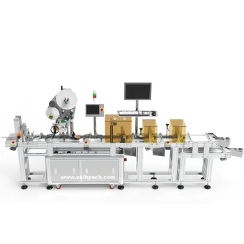 Skilt Cloth Garment Hang Tag Labeler Automatic Paging Labeling Machine ...