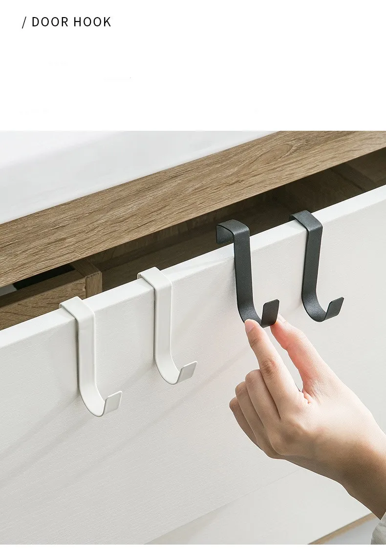 2 Install Hooks Behind Kitchen Cabinet Doors Stainless Steel Over Door ...