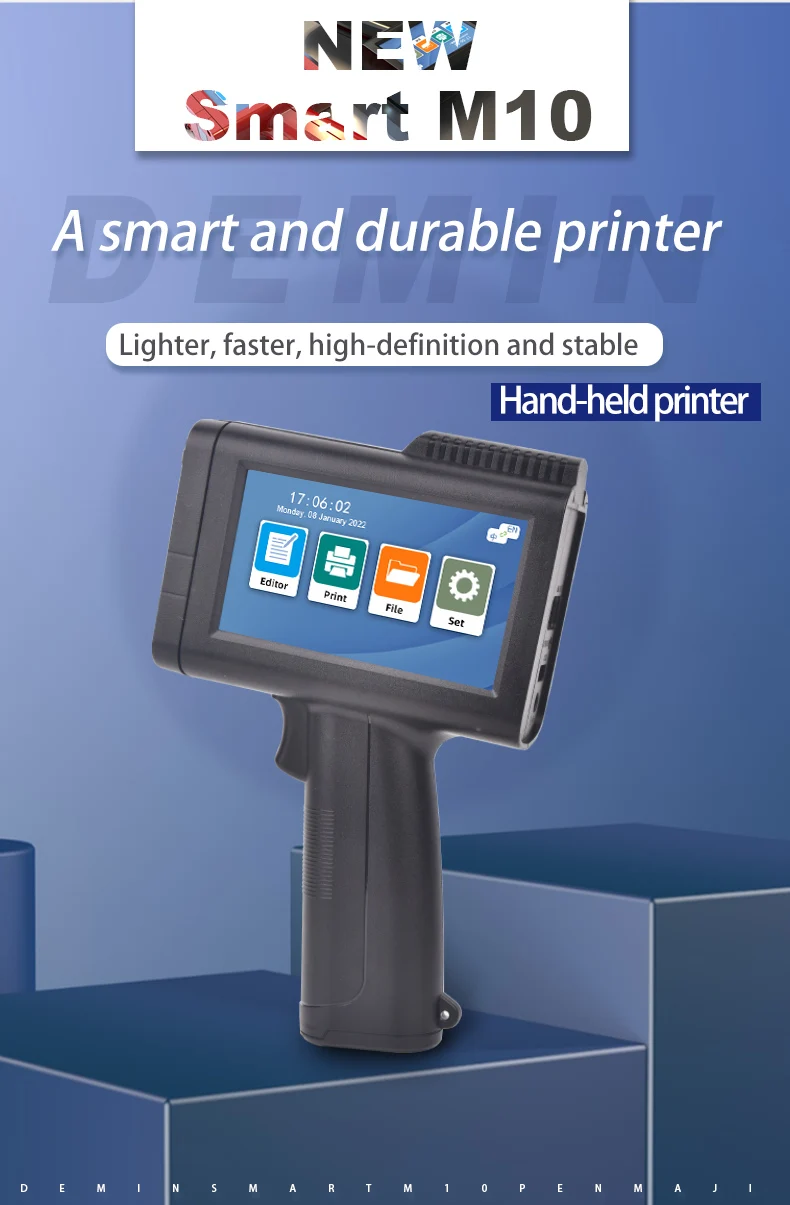 Smart Handheld Inkjet Date Code & Barcode Printer For Bottles, Oem